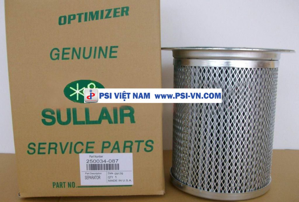 Lọc tách Sullair 250034-122 - Máy nén khí PSI VIỆT NAM